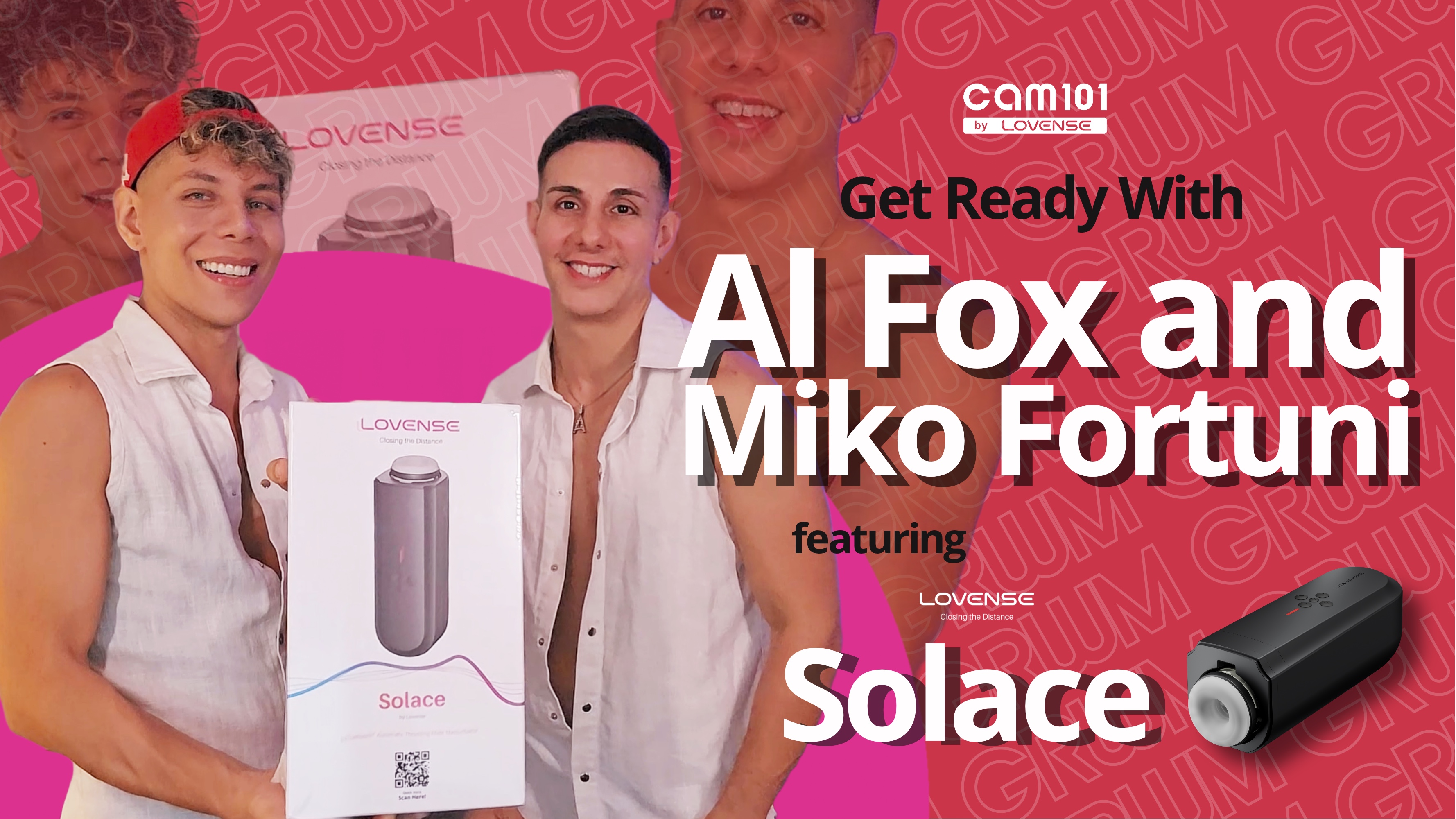 GRWM - Glam Up and Gear Up: Get Ready With Al Fox and Miko Fortuni for a Cam Show Feat. Lovense ...