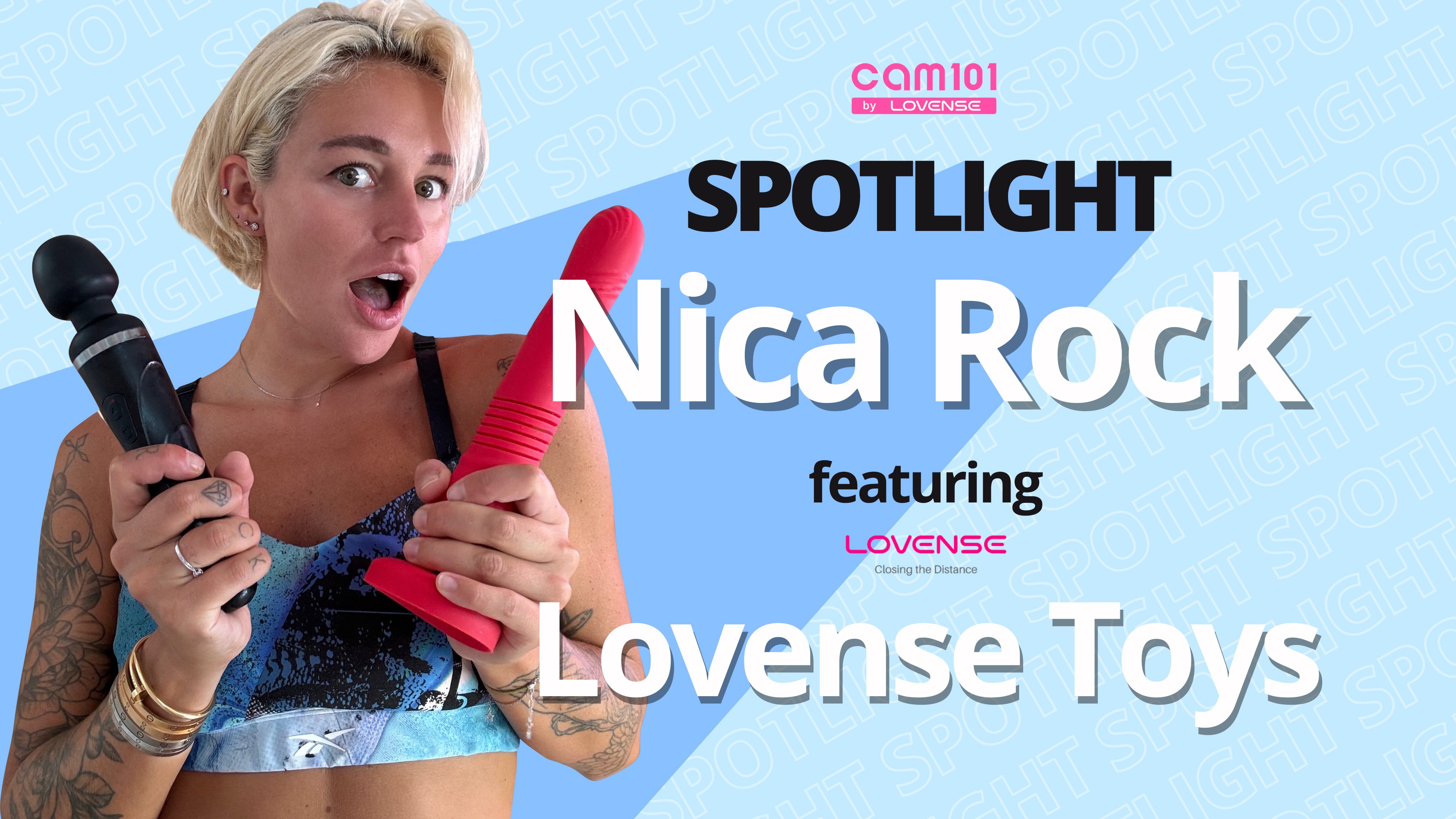 Cam101 Model Spotlight - Nica Rock and her splashing adventures with Lovense Toys